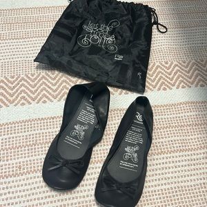 ROLLA'S | Shoes | Nwot Rollasole Back To Black Fold Up Ballet Flats ...